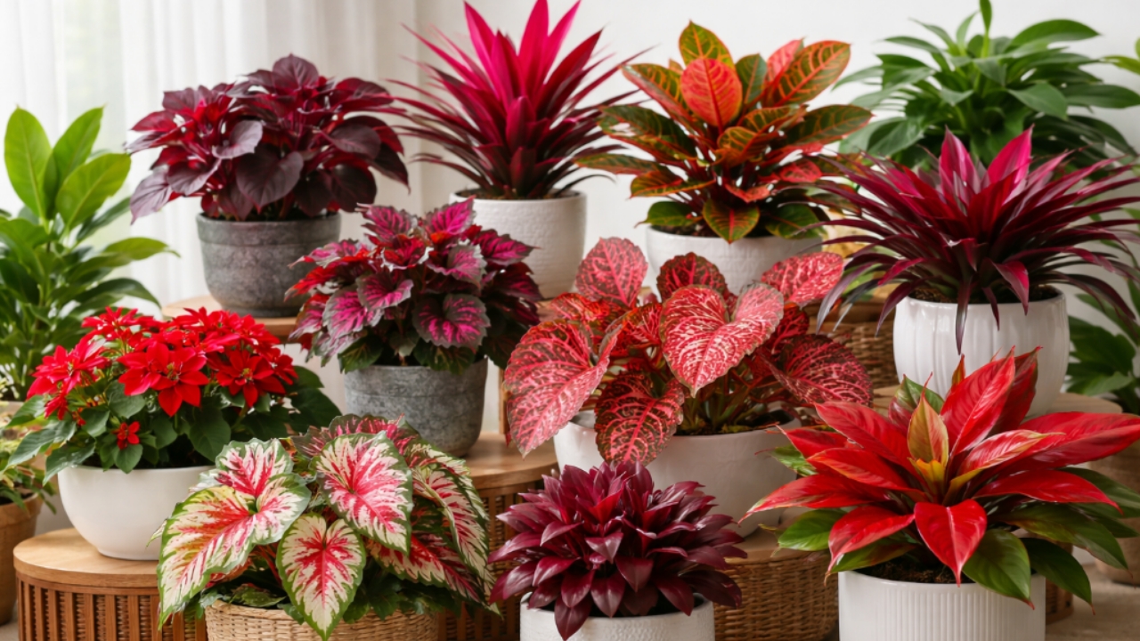 11 Tanaman Hias Daun Merah Paling Diburu Kolektor, Pilihan Cantik Bikin ...