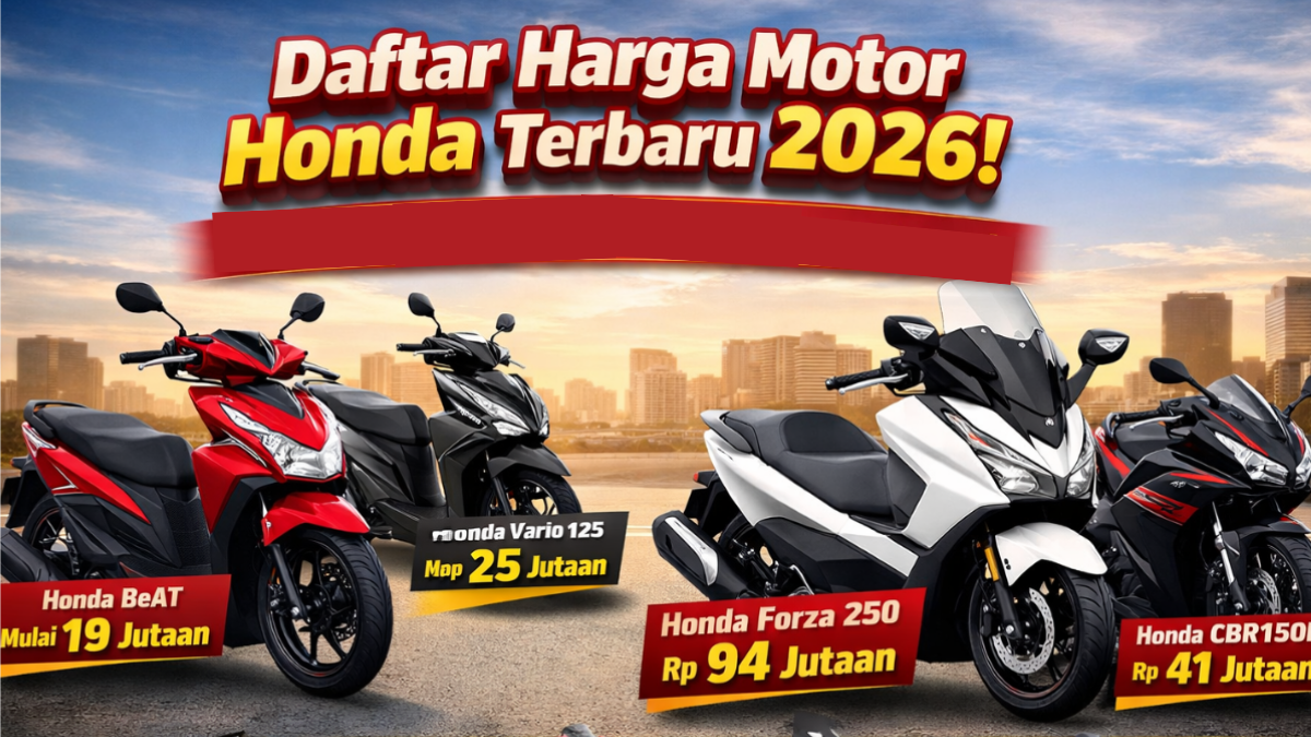 Daftar Harga Motor Honda Terbaru Tahun 2026 Lengkap OTR, Dari BeAT ...