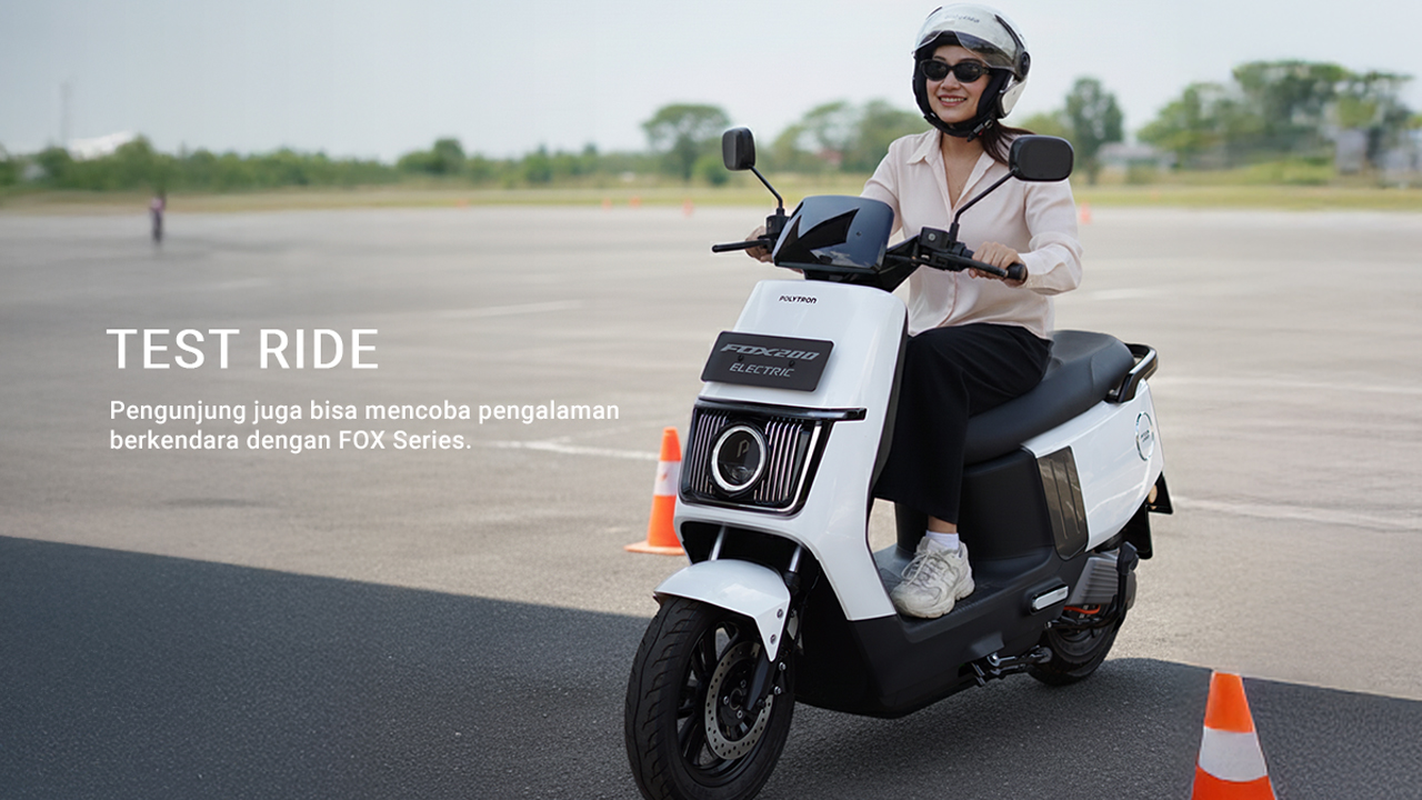 Motor Listrik Perempuan Pertama di Indonesia, Polytron Luncurkan FOX ...