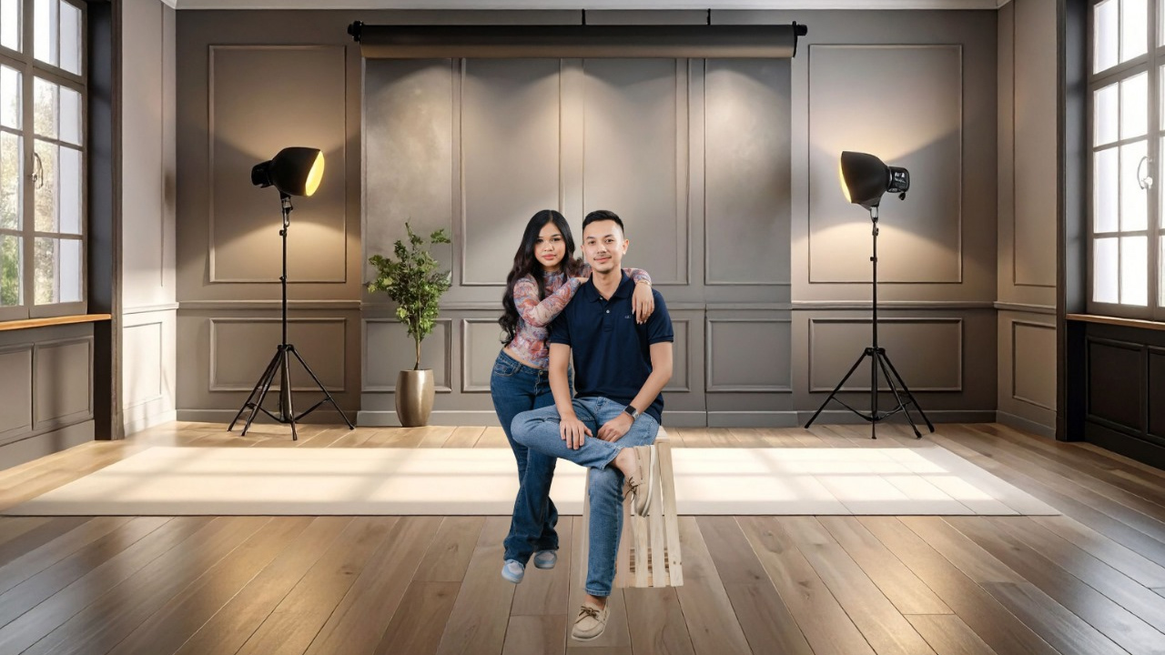 Gemini AI Foto Studio Foto Bareng Pasangan Sekeren Artis