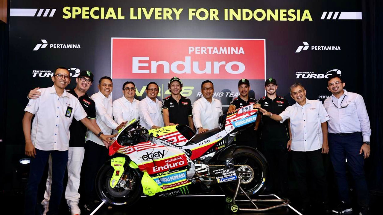 Valentino Rossi Luncurkan Livery Indonesia Bersama Pertamina Sambut ...